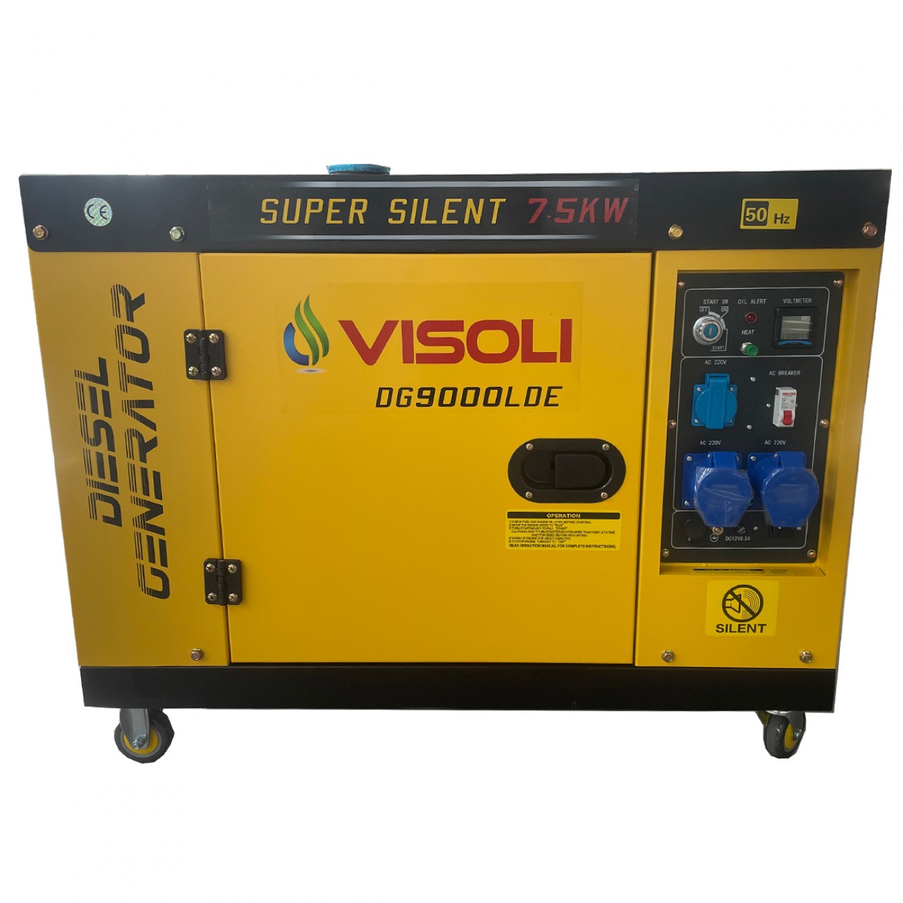 Generator Curent Electric Diesel Profesional Monofazic 7.5 ...