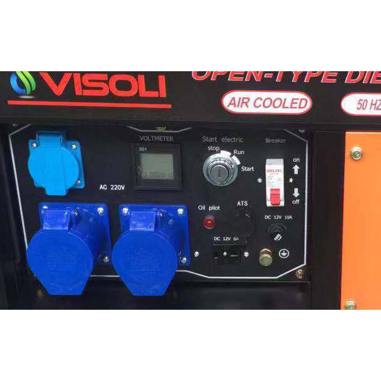 Generator Curent Electric Diesel Monofazic 10 KVA Visoli ...